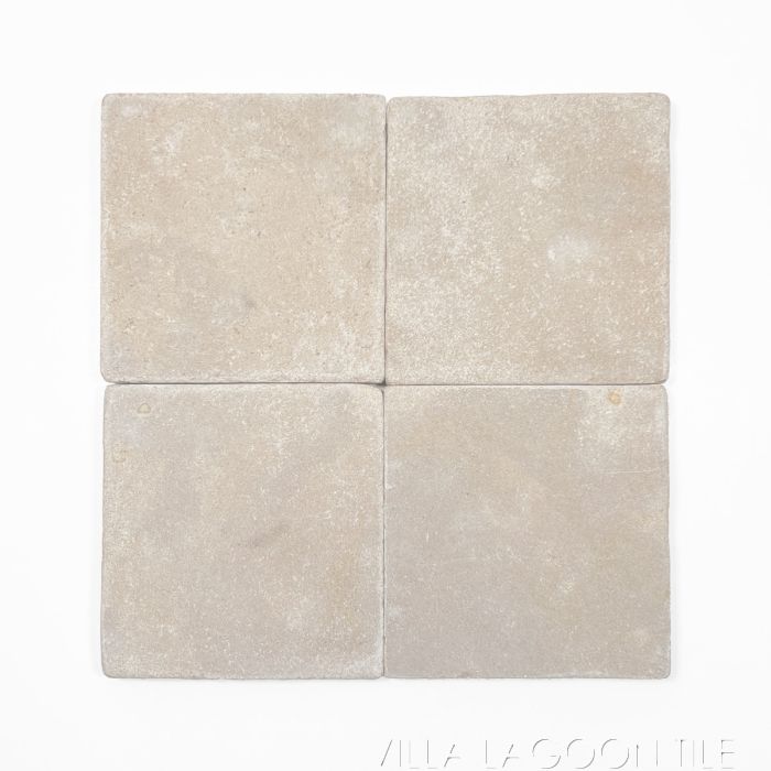 6" Square Moroccan Limestone Honed and Tumbled | Villa Lagoon Tile
