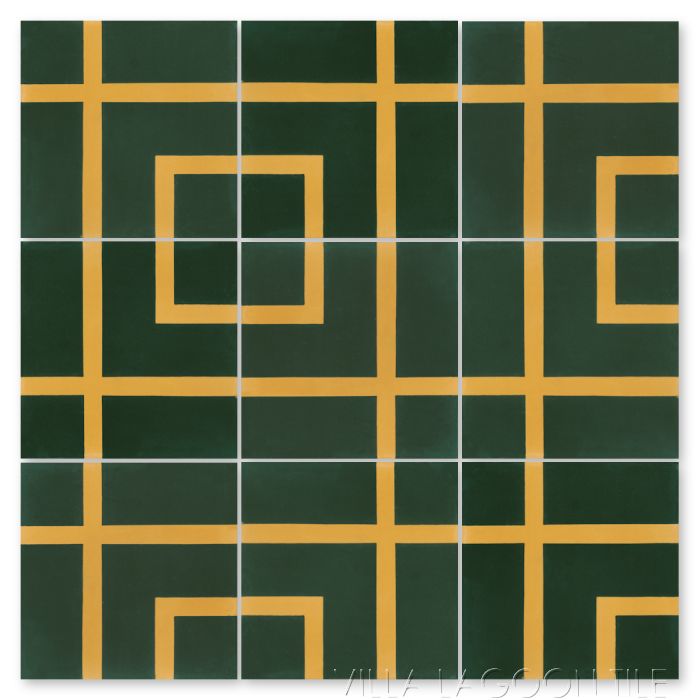 "Boxed Set" Modern Geometric Cement Tile by Neyland Design | Villa ...