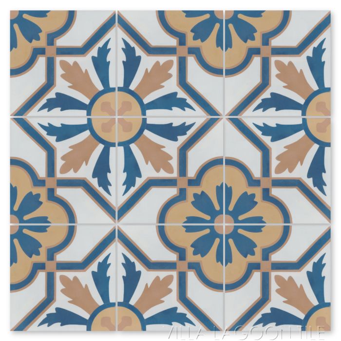 "Conga" Cuban Cement Tile | Villa Lagoon Tile