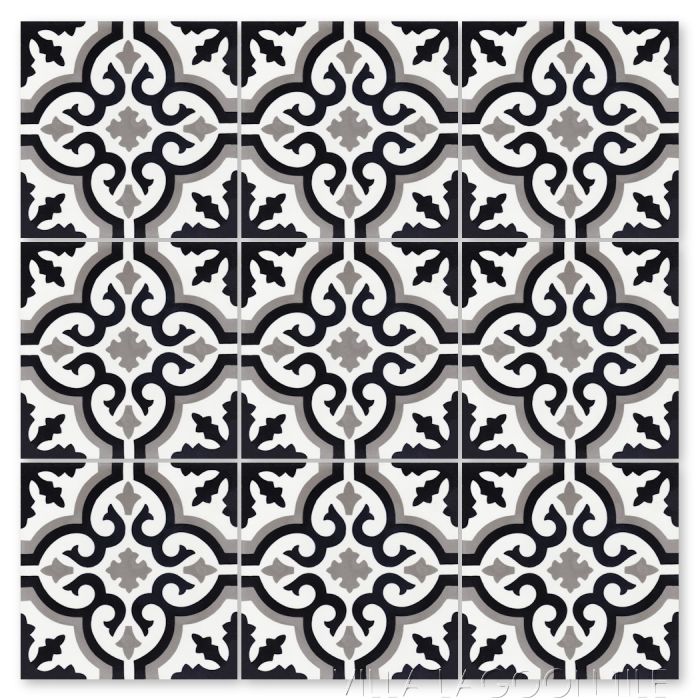 "Fiore" Floral Cement Tile | Villa Lagoon Tile