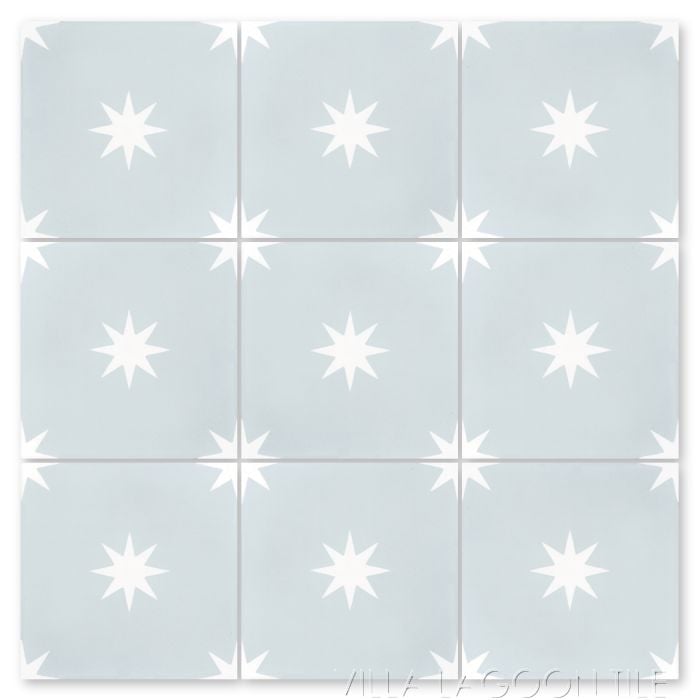 "Pleiades" Star Field Cement Tile | Villa Lagoon Tile