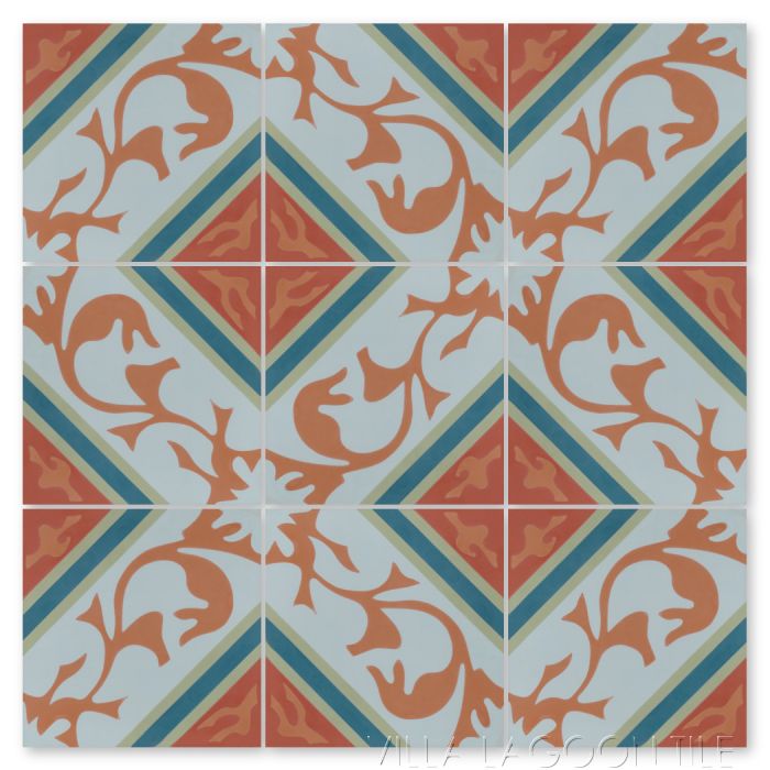 "Tango" Cuban Cement Tile | Villa Lagoon Tile