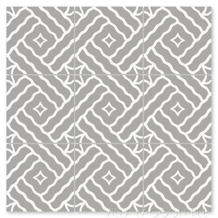 "Wiggle Room" Modern Cement Tile by Neyland Design | Villa Lagoon Tile
