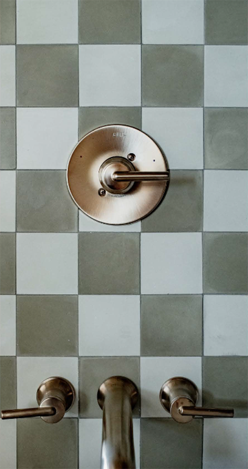 "Postage Paid" Modern Cement Tile | Villa Lagoon Tile